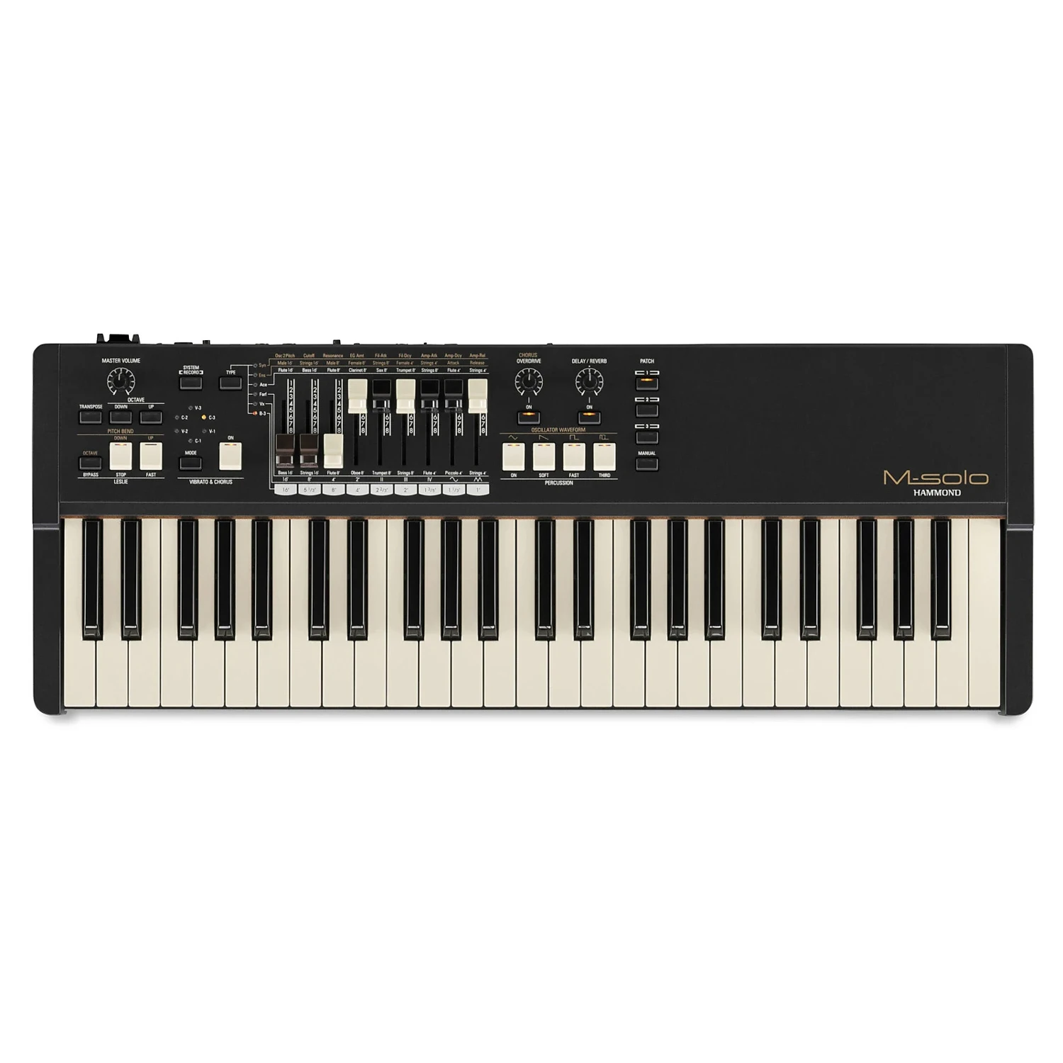 Hammond M-Solo Portable Organ - Black – The Chicago Organ Company