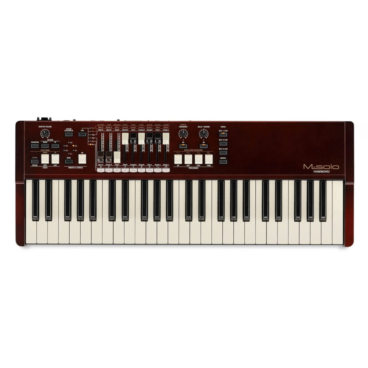 Hammond M-Solo Portable Organ - Burgundy — The Chicago Organ Company